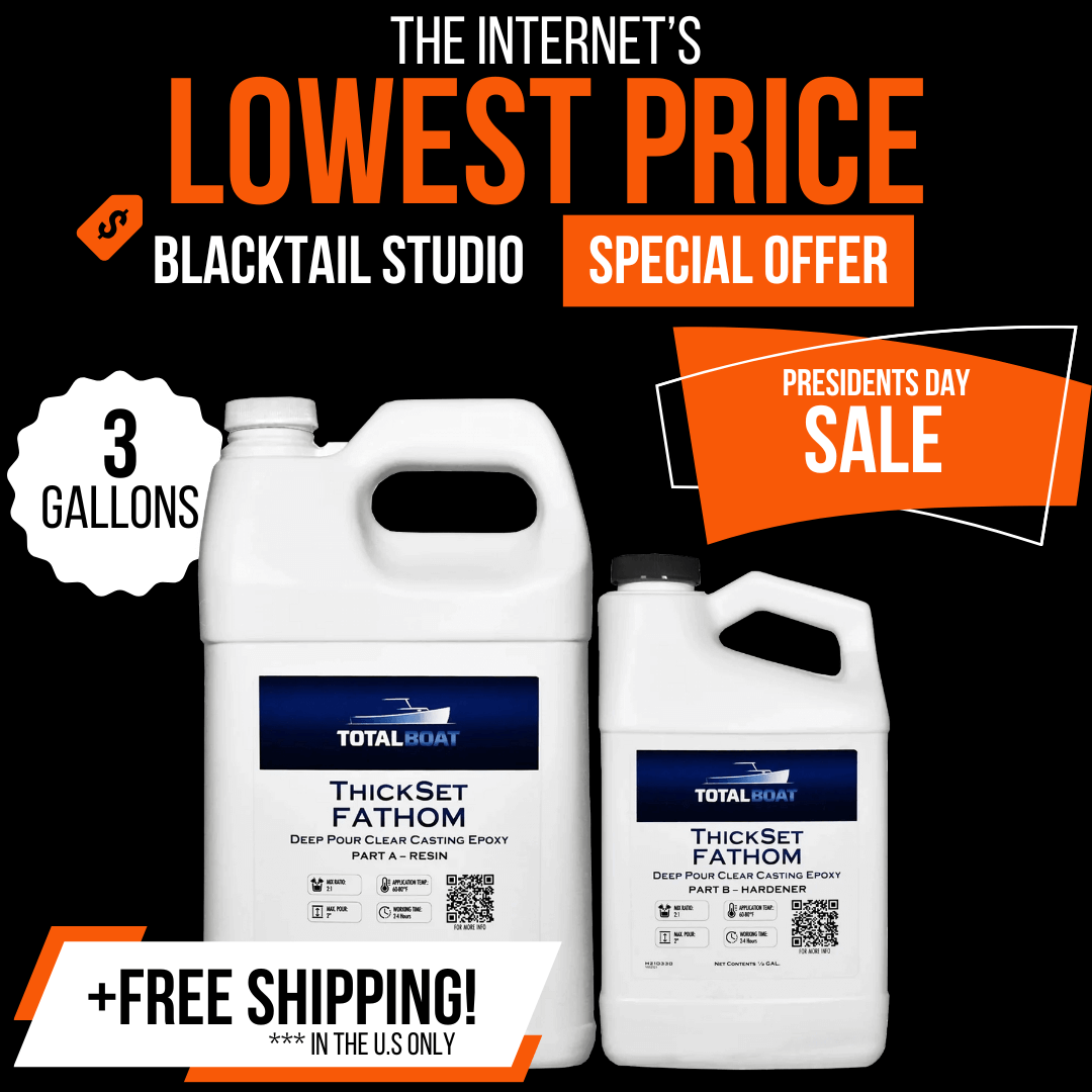 TOTALBOAT THICKSET FATHOM DEEP POUR EPOXY RESIN – Blacktail Studio